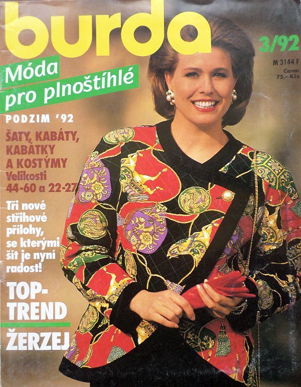 Burda pro plnoštíhlé 3/1991 v češtině